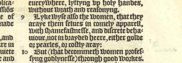 What Does “Broided” Mean? – Lectionary