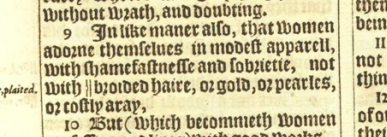 What Does “Broided” Mean? – Lectionary